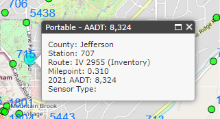 Map Hover & Click – ALDOT - PMG Software Professionals