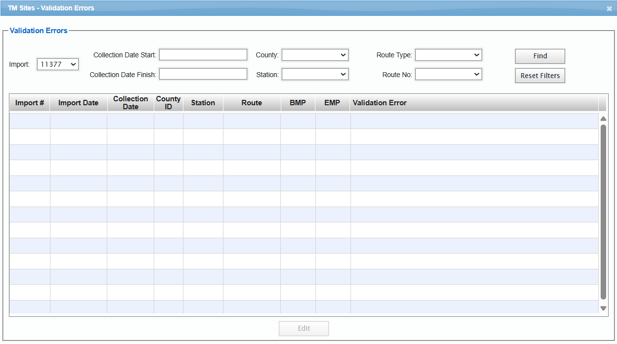 Validation Errors – ALDOT - PMG Software Professionals