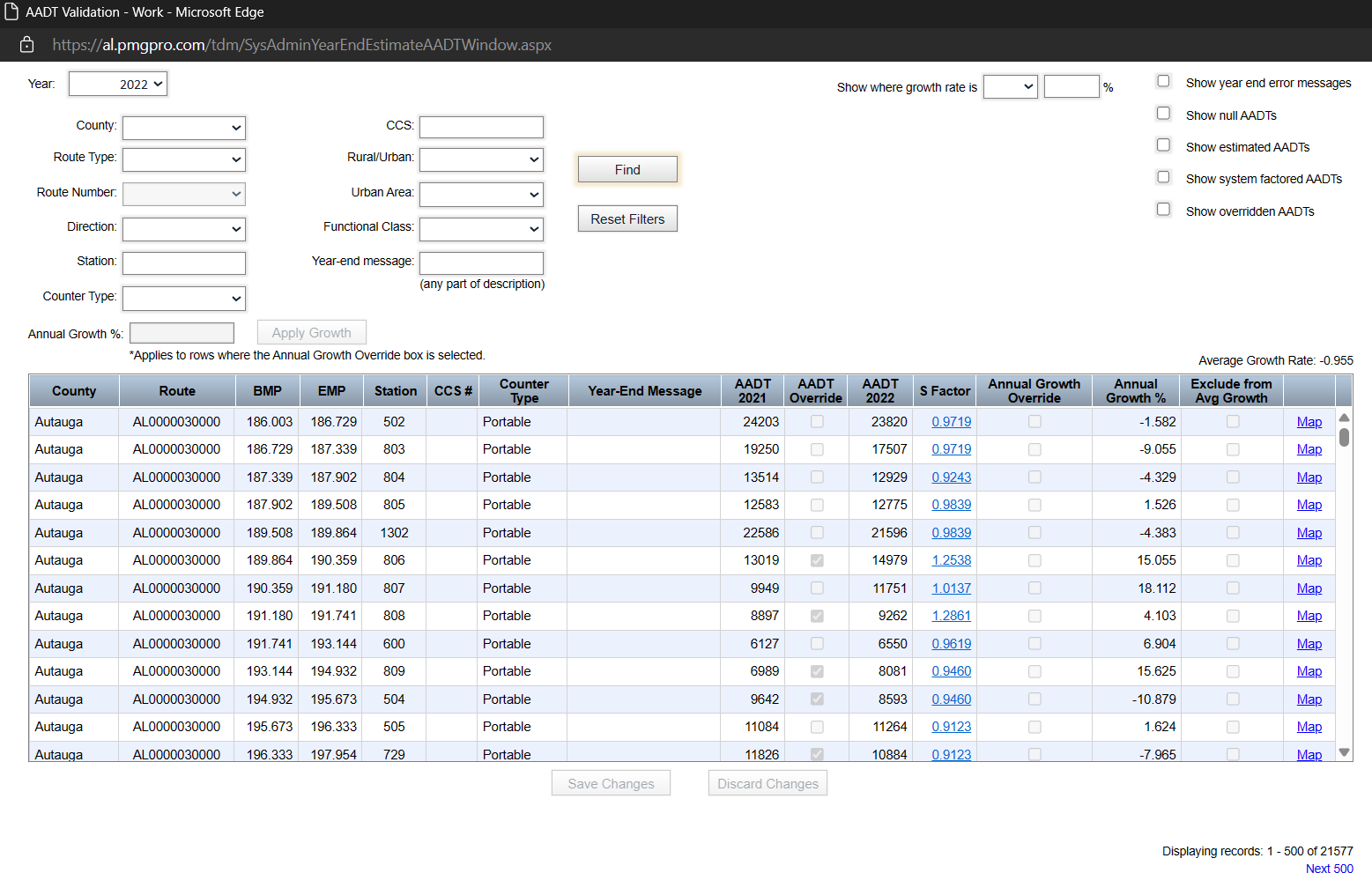Validation – ALDOT - PMG Software Professionals